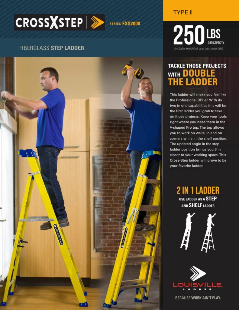 fxs2000-hiviz-cross-step-flyer-1 - Louisville Ladder