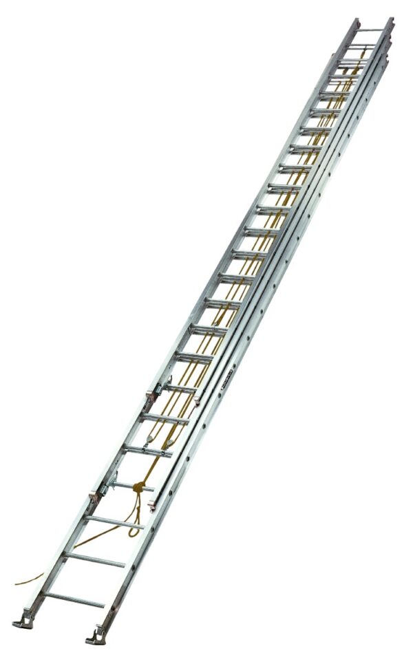 LOUISVILLE LADDER 28-FOOT FIBERGLASS EXTENSION LADDER, TYPE IA, 300 ...