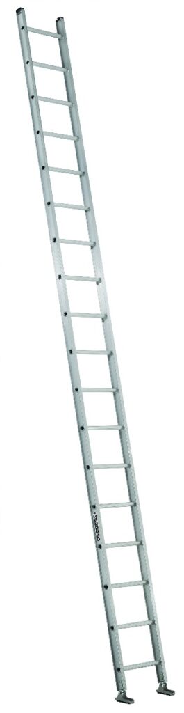 LOUISVILLE LADDER 24-FOOT FIBERGLASS EXTENSION LADDER, TYPE IA, 300 ...