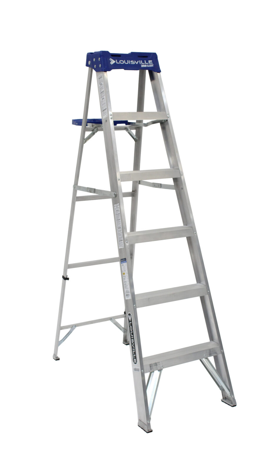 LOUISVILLE LADDER 8-FOOT FIBERGLASS STEP LADDER, TYPE IA, 300-POUND ...