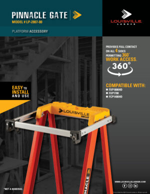 Pinnacle Gate Accessory Flyer - Louisville Ladder