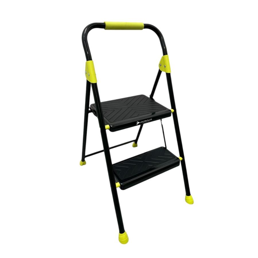 LOUISVILLE LADDER QWIK STEP 2-STEP STOOL, TYPE IAA, 375-POUND LOAD ...