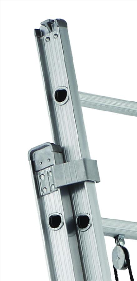 LOUISVILLE LADDER 32-FOOT ALUMINUM EXTENSION LADDER, TYPE IAA, 375 ...