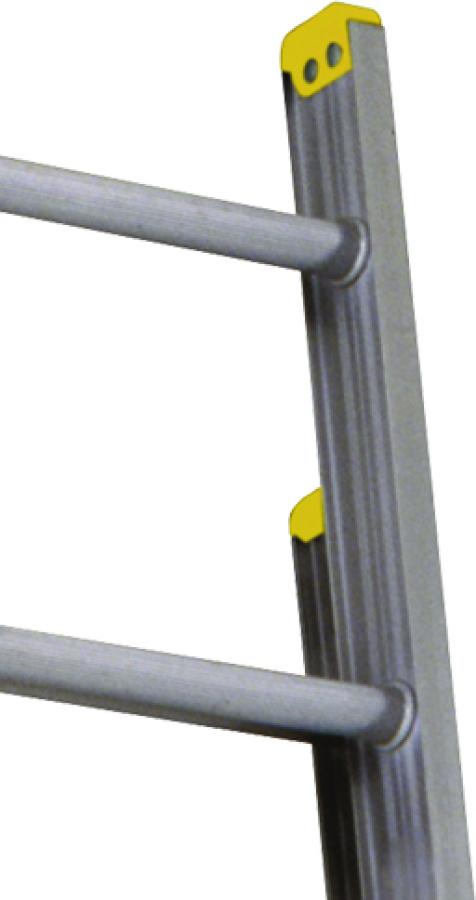 LOUISVILLE LADDER 36-FOOT ALUMINUM MULTI-SECTION EXTENSION LADDER, TYPE ...