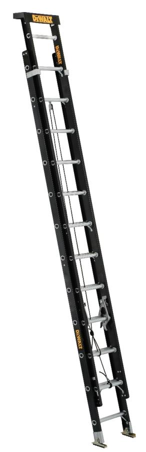 DEWALT 16-FOOT FIBERGLASS MULTI-SECTION EXTENSION LADDER, TYPE IA, 300 ...