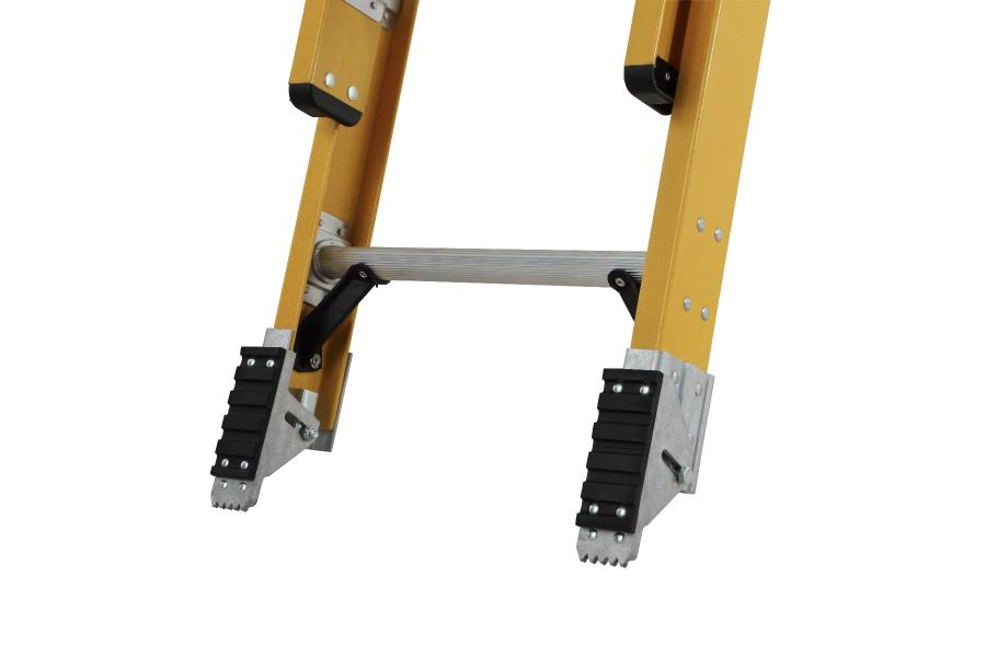 DEWALT 24-FOOT FIBERGLASS MULTI-SECTION EXTENSION LADDER, TYPE IAA, 375 ...