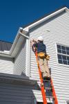 LOUISVILLE LADDER 16-FOOT FIBERGLASS EXTENSION LADDER, TYPE IA, 300 ...