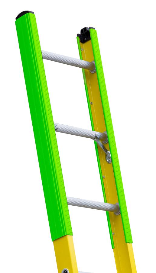 LOUISVILLE LADDER 10-FOOT FIBERGLASS MANHOLE LADDER, TYPE IAA, 375 ...