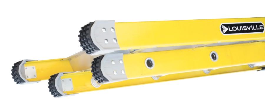 LOUISVILLE LADDER 8-FOOT FIBERGLASS STEP TO STRAIGHT LADDER, TYPE IAA ...