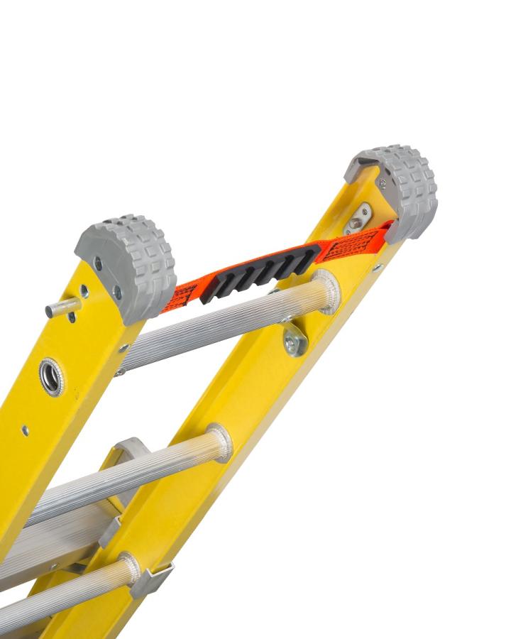 LOUISVILLE LADDER 8-FOOT FIBERGLASS STEP TO STRAIGHT LADDER, TYPE IAA ...