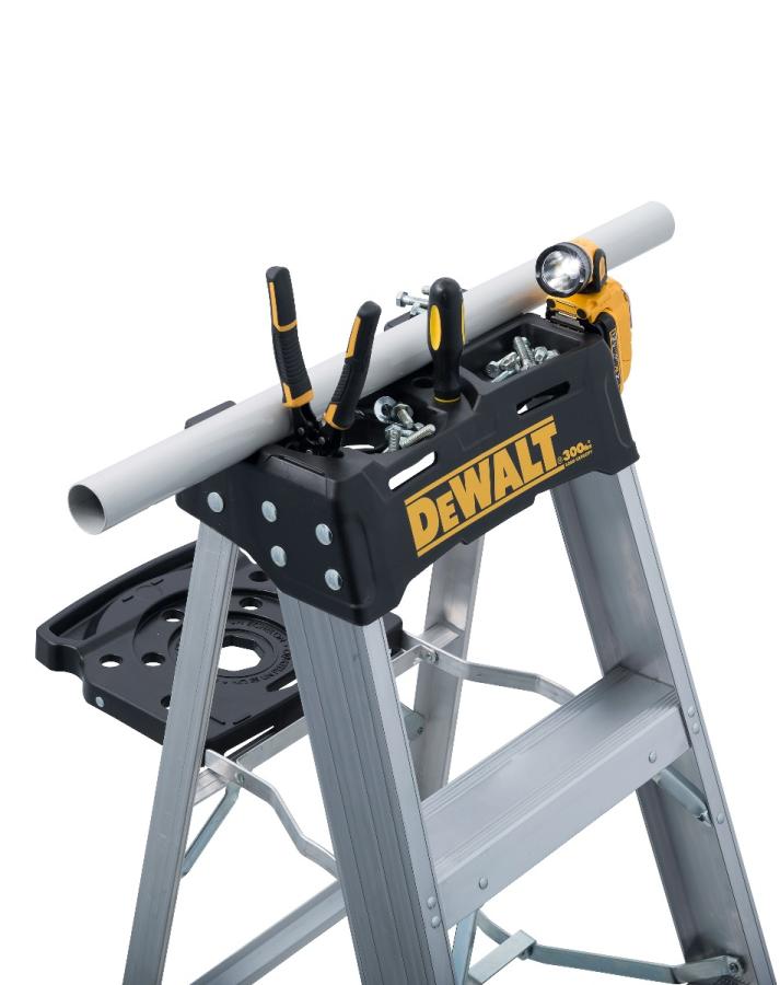 DEWALT 6-FOOT ALUMINUM STEP LADDER, TYPE IA, 300-POUND LOAD CAPACITY ...