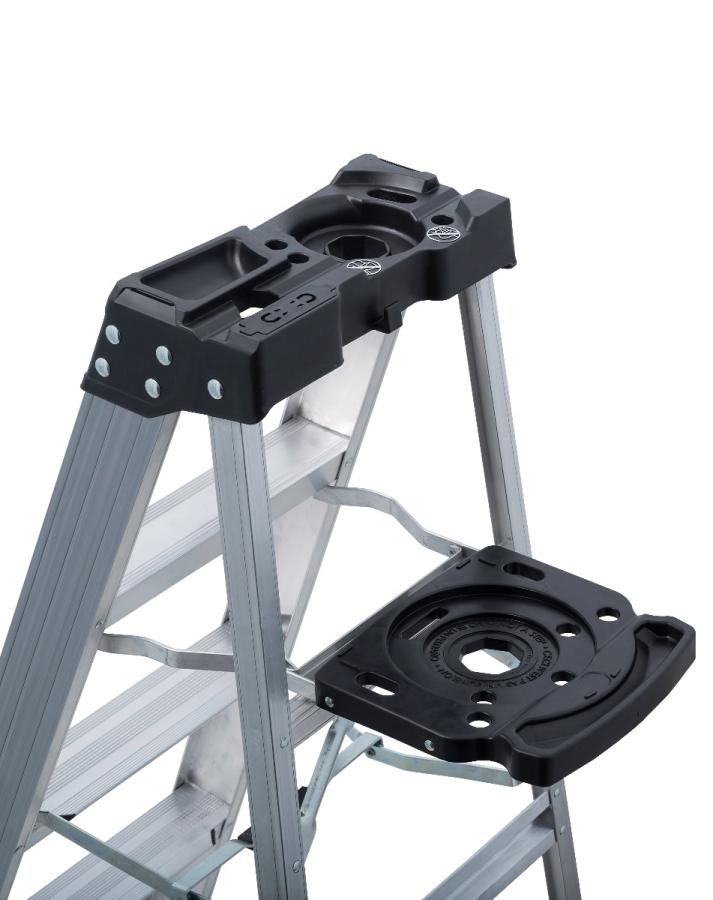 DEWALT 10-FOOT ALUMINUM STEP LADDER, TYPE IA, 300-POUND LOAD CAPACITY ...