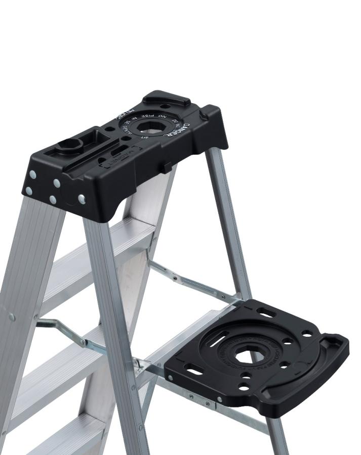 DEWALT 10-FOOT ALUMINUM STEP LADDER, TYPE I, 250-POUND LOAD CAPACITY ...