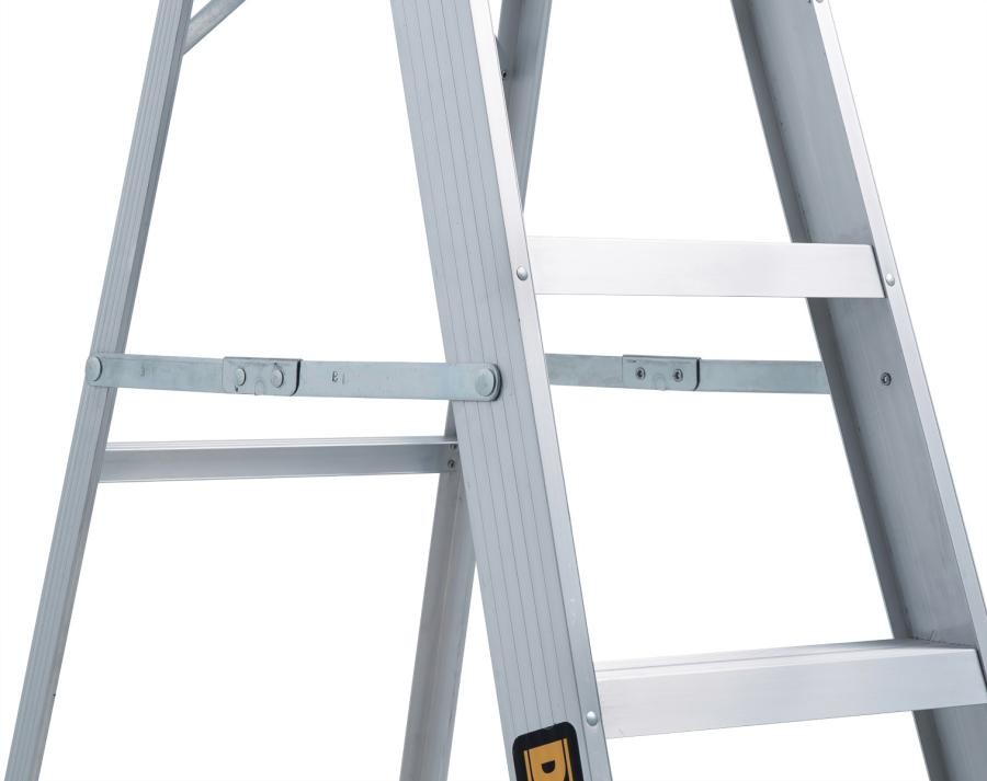 DEWALT 10-FOOT ALUMINUM STEP LADDER, TYPE I, 250-POUND LOAD CAPACITY ...