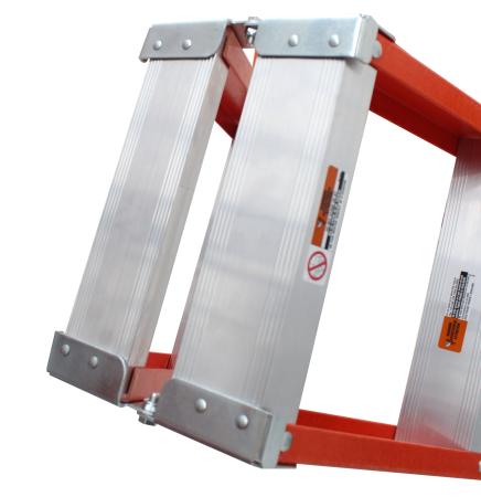 LOUISVILLE LADDER 16-FOOT FIBERGLASS STEP LADDER, TYPE IAA, 375-POUND ...