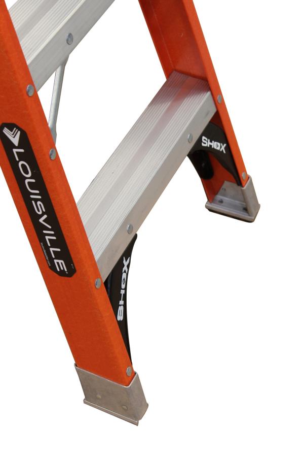 LOUISVILLE LADDER 12-FOOT FIBERGLASS STEP LADDER, TYPE IAA, 375-POUND ...