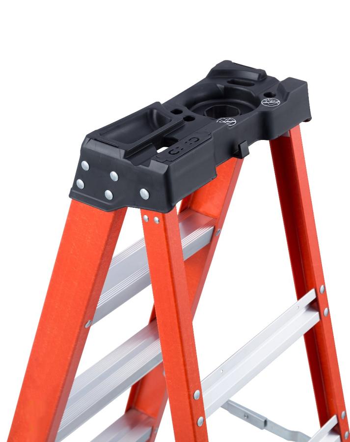 LOUISVILLE LADDER 4-FOOT FIBERGLASS STEP LADDER, TYPE IAA, 375-POUND ...