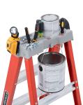 LOUISVILLE LADDER 8-FOOT FIBERGLASS STEP LADDER, TYPE IA, 300-POUND ...