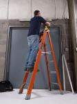 LOUISVILLE LADDER 8-FOOT FIBERGLASS STEP LADDER, TYPE IA, 300-POUND ...