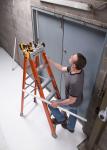 LOUISVILLE LADDER 8-FOOT FIBERGLASS STEP LADDER, TYPE IA, 300-POUND ...