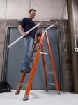 LOUISVILLE LADDER 6-FOOT FIBERGLASS STEP LADDER, TYPE IA, 300-POUND ...
