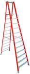 LOUISVILLE LADDER 12-FOOT FIBERGLASS PINNACLE PRO PLATFORM PLATFORM ...