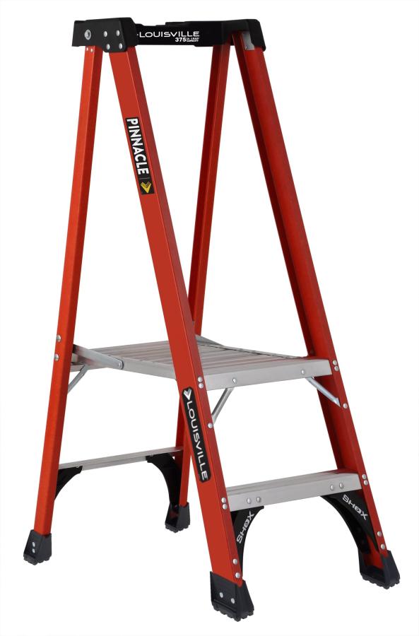 LOUISVILLE LADDER 2-FOOT FIBERGLASS PINNACLE PRO PLATFORM PLATFORM ...