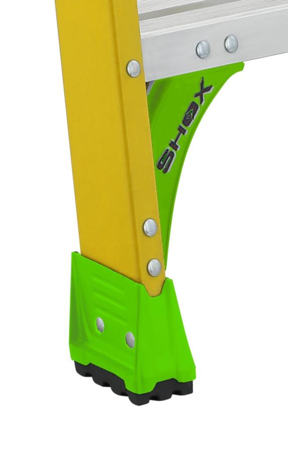 LOUISVILLE LADDER 4-FOOT FIBERGLASS CROSS-STEP LADDER, TYPE IAA, 375 ...
