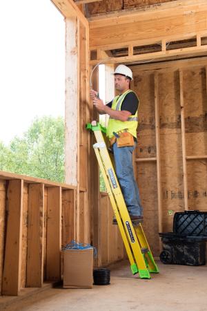 LOUISVILLE LADDER 6-FOOT FIBERGLASS CROSS-STEP LADDER, TYPE IAA, 375 ...