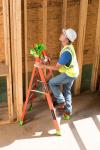 LOUISVILLE LADDER 8-FOOT FIBERGLASS CROSS STEP LADDER, TYPE IA, 300 ...