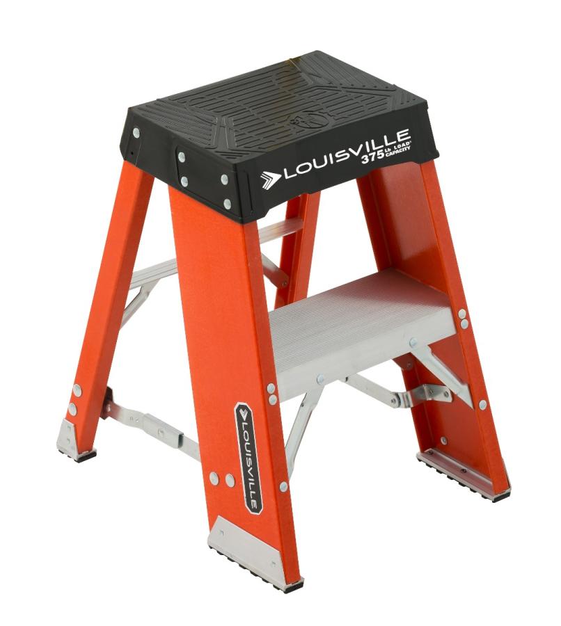 LOUISVILLE LADDER 2-FOOT FIBERGLASS STEP STAND, TYPE IAA, 375-POUND ...