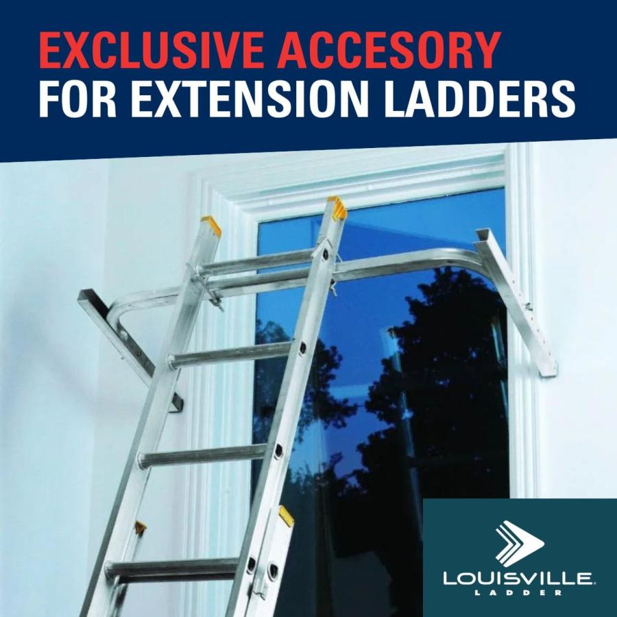 LOUISVILLE LADDER ADJUSTABLE LADDER STABILIZER, 150-POUND LOAD CAPACITY ...
