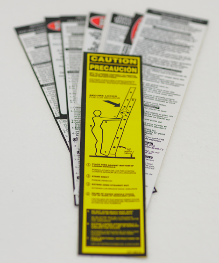 EXTENSION REPLACM LABEL KITS - Louisville Ladder