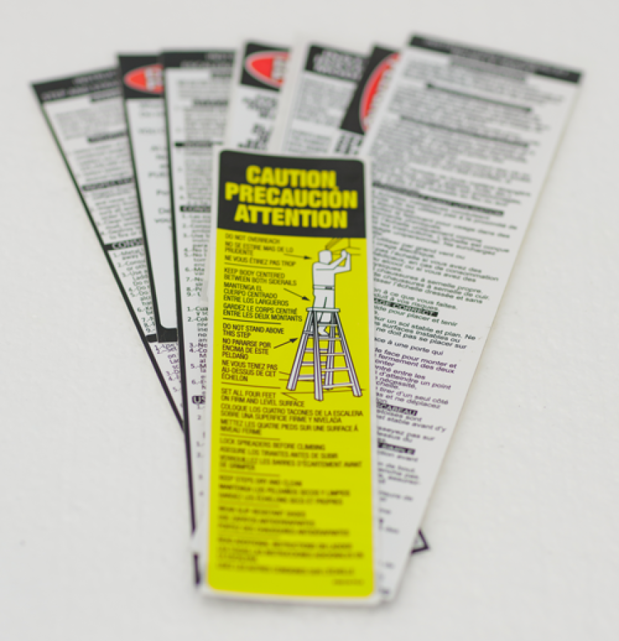 STEP REPLACEMENT LABEL KITS - Louisville Ladder
